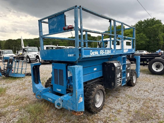 2015 GENIE GS-3384 RT SCISSOR LIFT SN:GS8415-42377 4x4, powered by ...