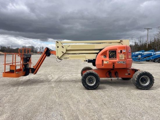 JLG 450AJ BOOM LIFT SN:0300171569 4x4, powered by diesel engine ...
