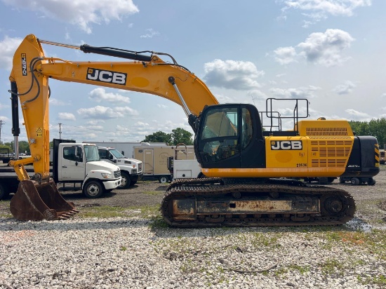 2019 JCB JS370LC HYDRAULIC EXCAVATOR SN:2762811 powered by diesel engine, equipped with Cab, air ...