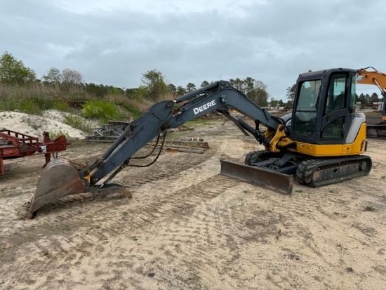 JOHN DEERE 60D HYDRAULIC EXCAVATOR SN:281670 powered by Yanmar diesel ...