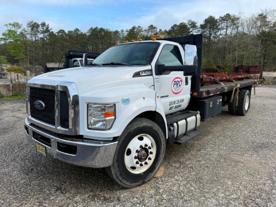 2016 FORD F750SD FLATBED TRUCK VN:1FDXF7DE0GDA02714 powered by ...