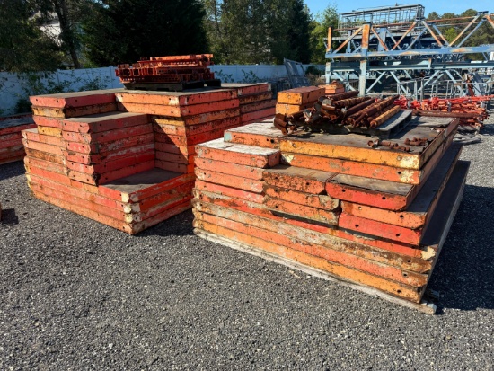 PERI TRIO WALL FORMING PANELS FORMING SYSTEM ASSORTED SIZE FORM PANELS ...