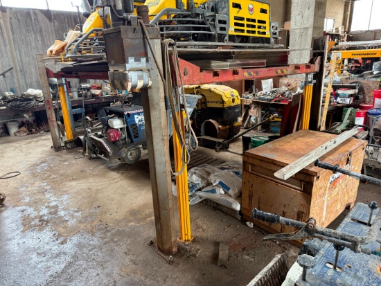 SNAP-ON 4 POST VEHICLE LIFT SUPPORT EQUIPMENT | Industrial Machinery ...
