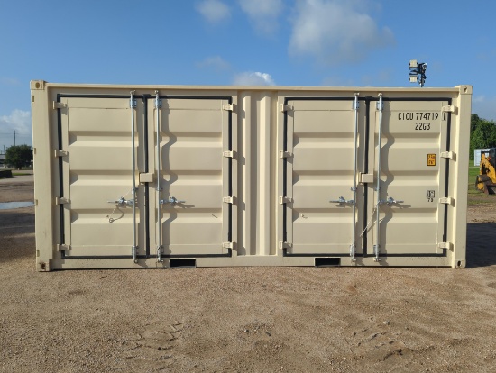 NEW 20FT. MULTI-USE CONTAINER with fork pockets, 2-side doors. | Heavy ...
