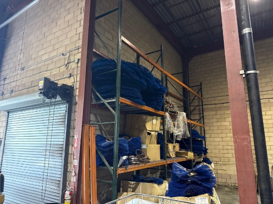 (3) SECTIONS OF 3-SHELF PALLET RACKING SUPPORT EQUIPMENT Removal ...