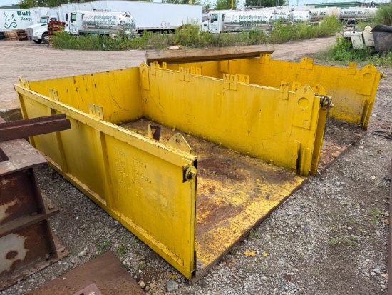 (2) MATERIAL HANDLING BOXES FOR CRANES, GROSS WEIGHT RATING 12000 LBS ...