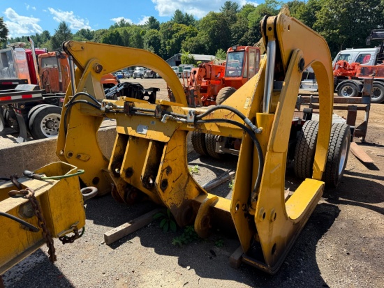 HYDRAULIC LOG GRAPPLE RUBBER TIRED LOADER ATTACHMENT fits Cat 980G/M ...