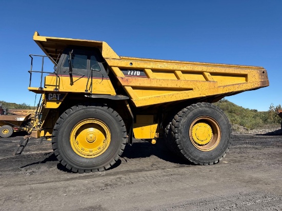 CAT 777D STRAIGHT FRAME HAUL TRUCK SN:3PR0986 powered by Cat 3508 ...
