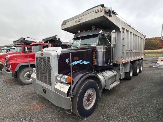 2003 PETERBILT 357 DUMP TRUCK VN:586631, powered by Cat diesel engine ...