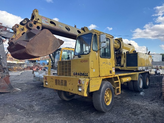 GRADALL XL4100 RUBBER TIRED EXCAVATOR SN:412528 powered by Cummins 5.9 ...