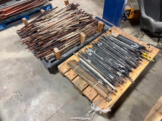 PALLET OF STEEL CONCRETE FORMING PINS CONCRETE FORM | Heavy ...