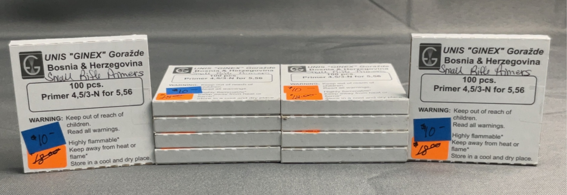 1000 UNIS Ginex Gorazde Small Rifle Primers | Proxibid