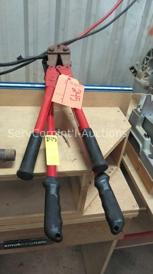 Lot of 24" and 20" Bolt Cutters | Heavy Construction Equipment Light ...