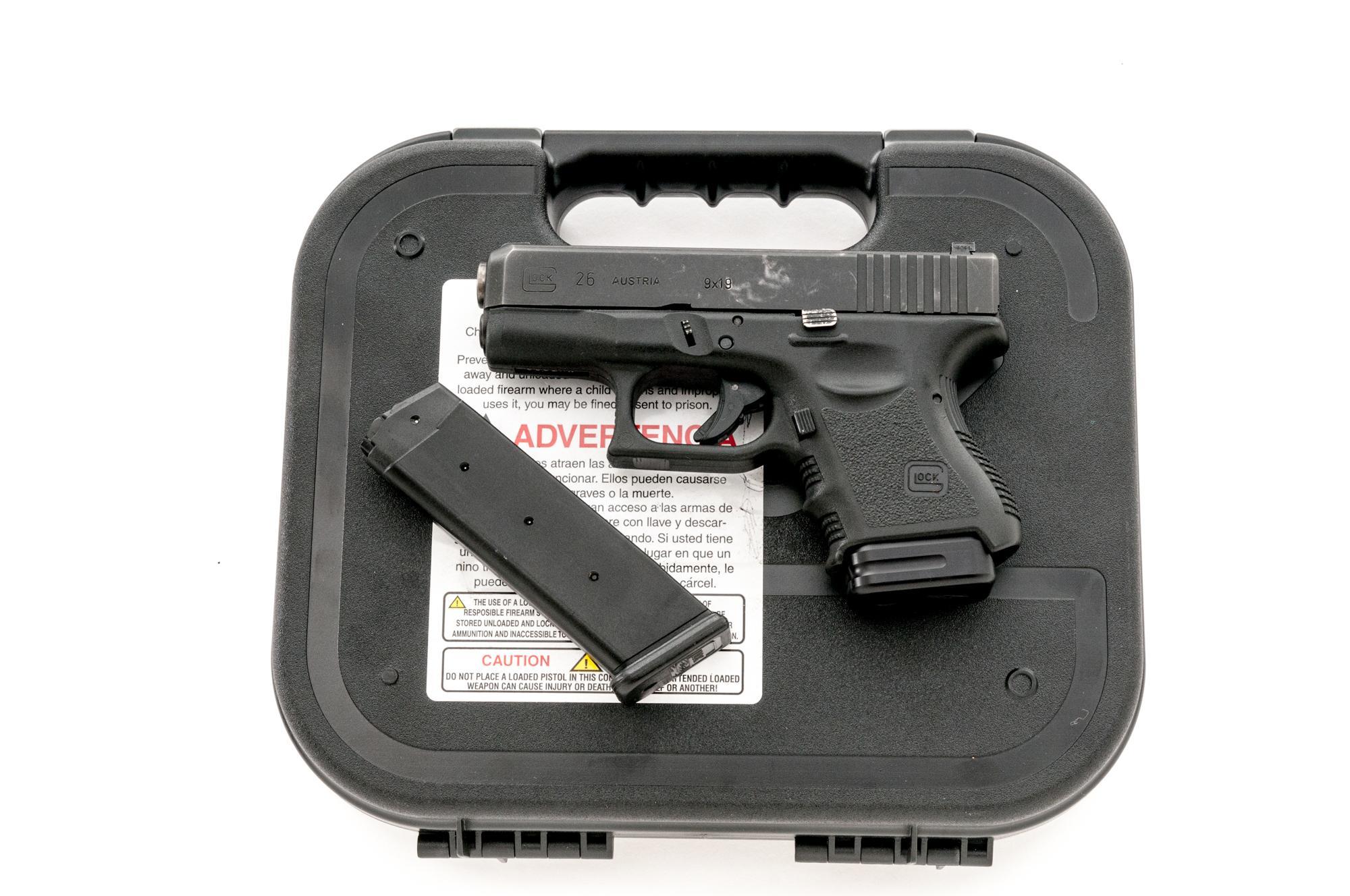 Glock Model 26 Gen 3 Sub-Compact Semi-Automatic | Proxibid