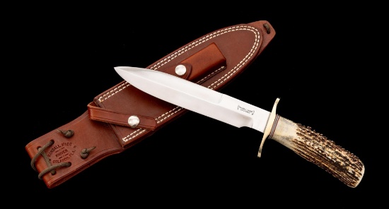 Randall Model 14 "Solingen Fighter" Fixed Blade Knife, with Sheath ...
