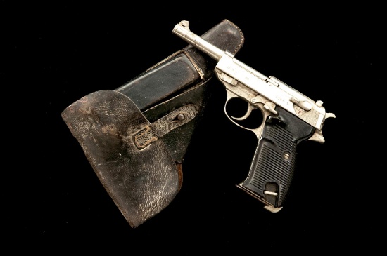 Modified WWII German P.38 Spreewerk cyq Semi-Automatic Pistol and ...