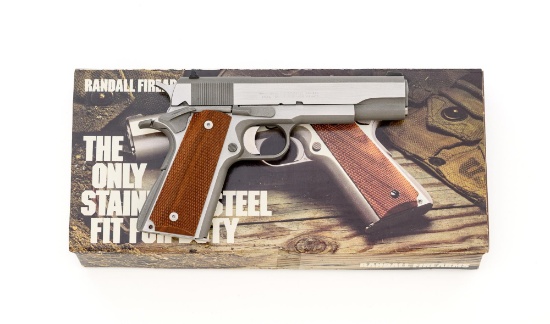 Scarce Left-Hand Randall Firearms B111 Service Model Semi-Automatic ...