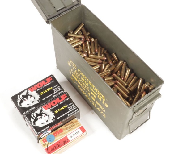 Approximately 700 Rounds 30 Carbine Ammunition | Guns & Military ...