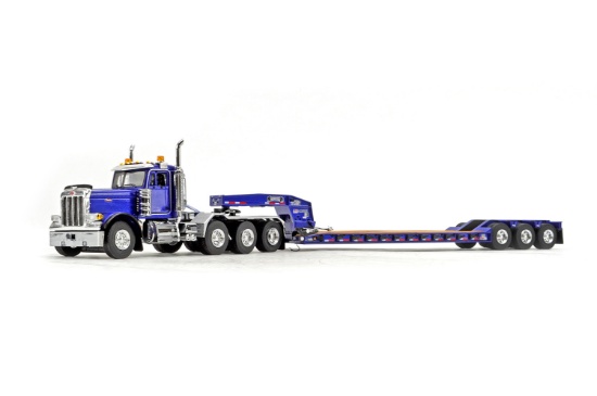 Peterbilt 379 w/3-Axle Rogers Lowboy - Blue | Art, Antiques ...