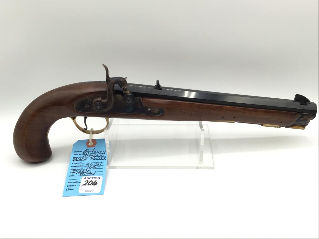 Pirate Flintlock Pistol Black Powder