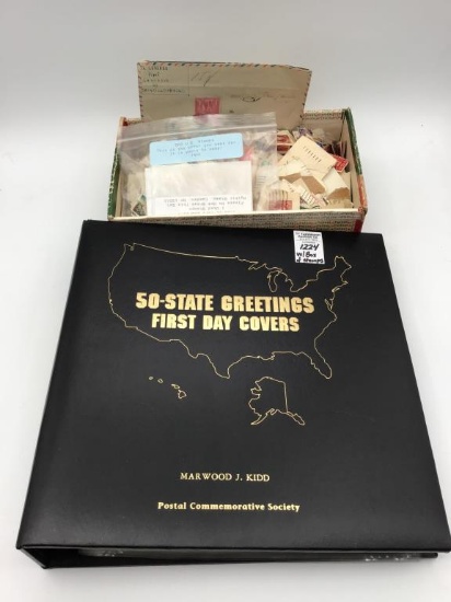 Binder w/ 50 State Greetings First Day | Art, Antiques & Collectibles ...