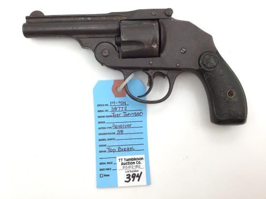 Iver Johnson 38 Cal Top Break Revolver | Guns & Military Artifacts ...