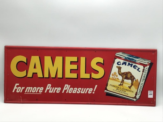 One Sided Tin Camel Cigarette Sign | Art, Antiques & Collectibles ...