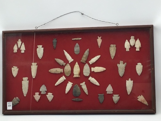 Nice Framed Collection of Approx. 41 Authentic | Online Auctions | Proxibid