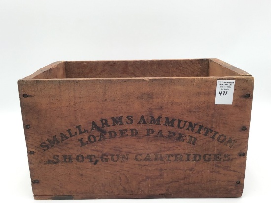 Vintage Wood Ammo Box-American Eagle Shot Gun | Online Auctions | Proxibid