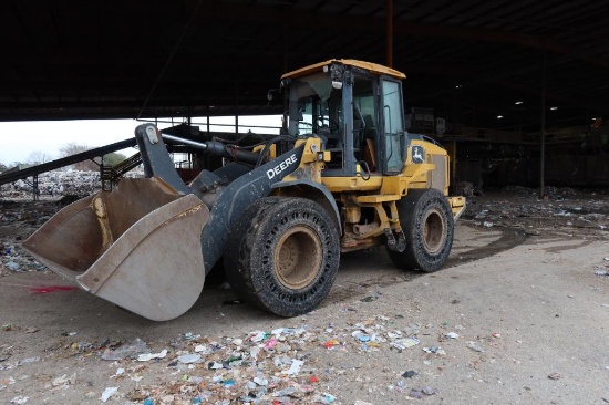John Deere 544L Articulated Loader, S/N: IDW544LZLKF697244, GP Bucket ...