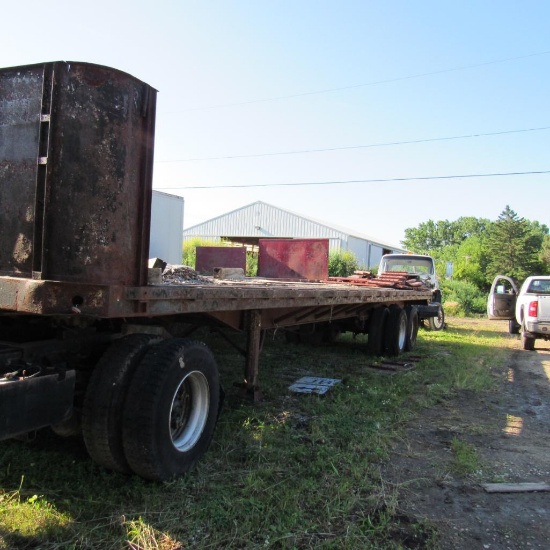 40' Flatbed Semi Trailer, Tandem Axle Dually, Wood Deck | Commercial ...