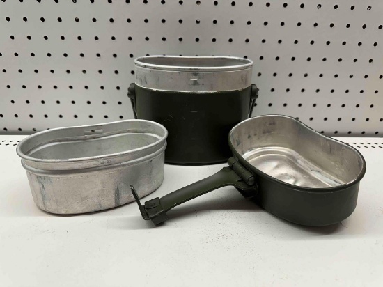 METAL ANTIQUE MESS KIT (NO SILVERWARE) | Guns & Military Artifacts ...