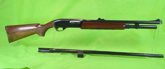 REMINGTON MODEL 1100 12 GA. 2-3/4" SEMI-AUTO SHOTGUN WITH SLUG BARREL ...