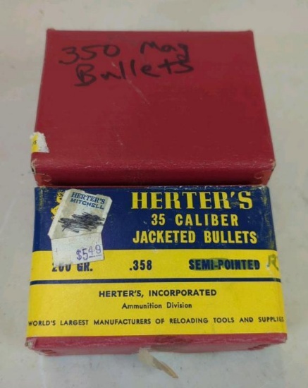 Herter's 35 Caliber Semi-Pointed Jacketed Bullets, 200 Grains & Other ...