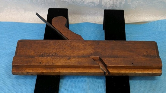 Vintage Wooden Hand Plane, Traditional Wedge & Iron Assembly, Wood ...