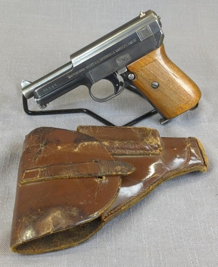 Mauser 7.65mm Semi-Auto Pistol, Serial #55866, Leather Holster | Guns ...