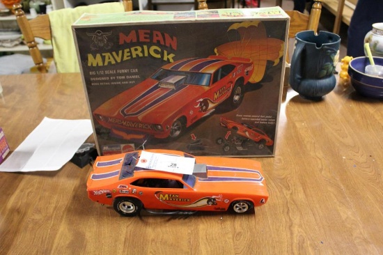 MEAN MAVERICK FUNNY CAR MODEL (MISSING PARACHUTE) | Online Auctions ...