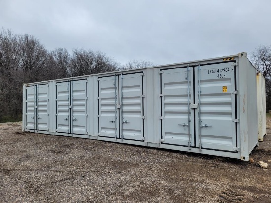 40' High Cube Conex / Shipping Container w/ | Heavy Construction ...