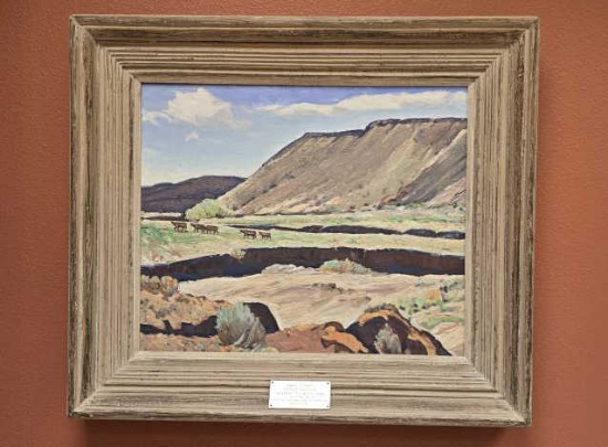 "Range to Range" by Arthur Haddock, Oil on Canvas | Art, Antiques ...
