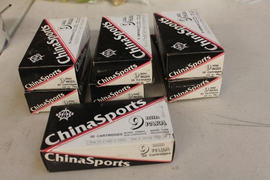 (7) China Sports 9mm, 124 Grain Ammo | Guns & Military Artifacts Ammo ...