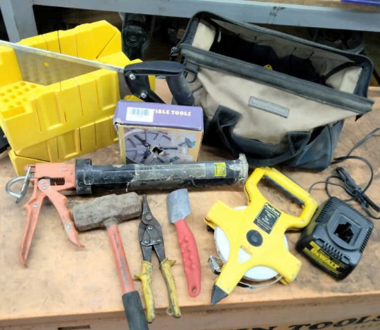 Work Gear Tool Bag with Contents | Heavy Construction Equipment Light ...