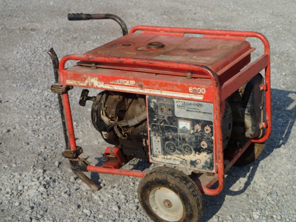 MQ GA-6HZR 6,000 WATT GENERATOR W/HONDA GAS VANDERVERT, 59% OFF