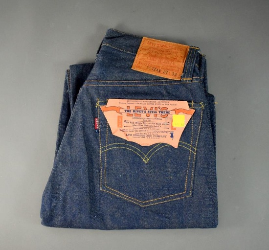 Never Worn Old Stock Levi Strauss & Co Red Tab Blue Jeans 27W & 33L ...