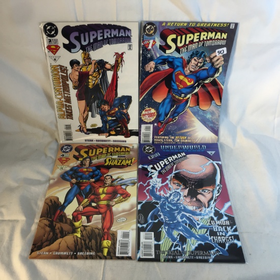 Lot of 4 Collector Modern DC Comics Superman The Man Of Tomorrow Comics ...