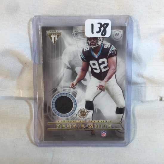 Collector Modern 2001 Titanium Reggie White Authentic #55 NFL Sports ...