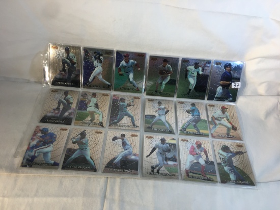 Lot Of 18 Pcs Collector Modern Baseball Sport Trading Assorted Cards 