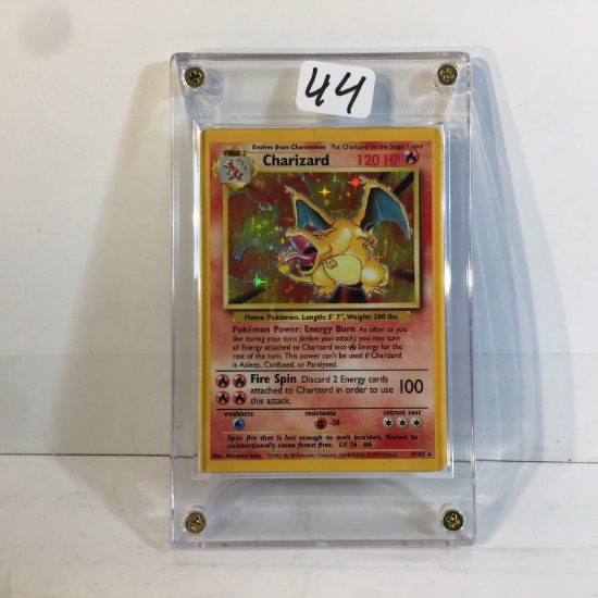 Collector 1995 Pokemon TCG Stage 2 Charizard 4/102 Holo Trading Card ...
