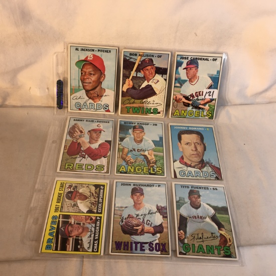 Lot of 9 Pcs Collector Vintage Assorted MLB Baseball Sport Trading ...