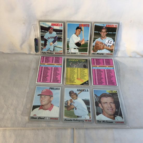 Lot of 9 Pcs Collector Vintage Assorted MLB Baseball Sport Trading ...