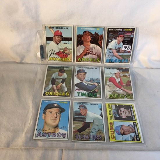 Lot of 9 Pcs Collector Vintage Assorted MLB Baseball Sport Trading ...